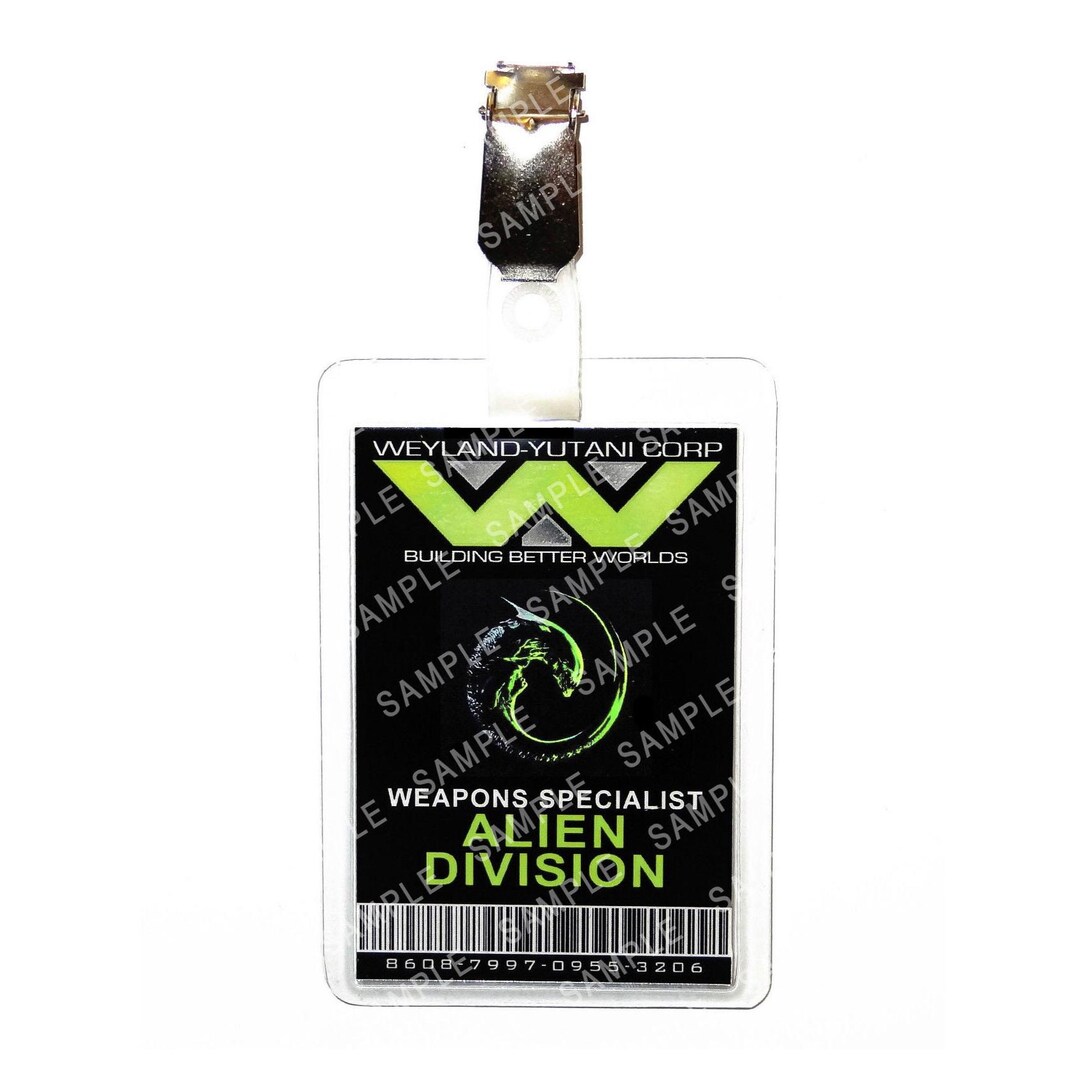 Alien Weyland Yutani Group - Weapons Specialist Alien Division Prop ...