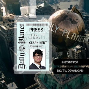Daily Planet Clark Kent Press - Etsy