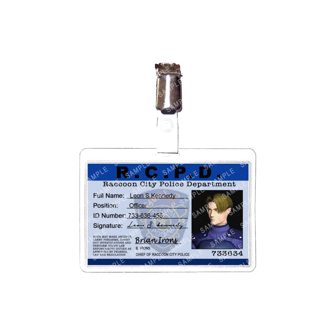 Resident Evil R.C.P.D. - Leon S. Kennedy Officer Raccoon Police ...