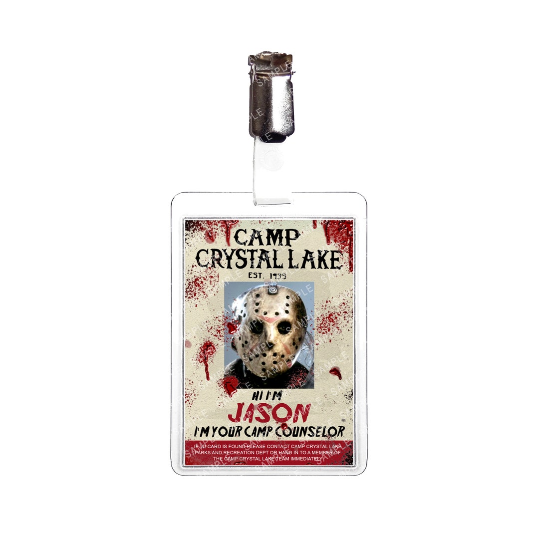 Friday the 13th - Jason Voorhees I'm Your Camp Counselor Crystal Lake ...