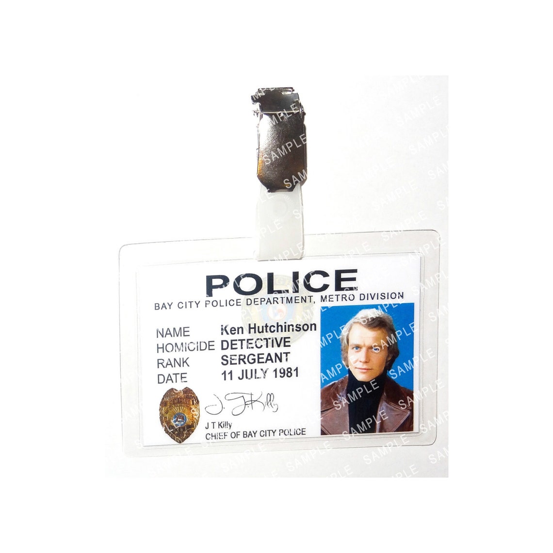 Starsky and Hutch Hutch Bay City Police Prop Replica Badge - Etsy