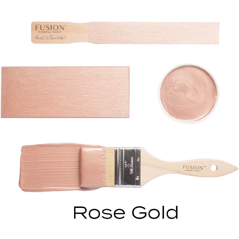 ROSE GOLD - Metallic Paint - Fusion Mineral Paint - Etsy