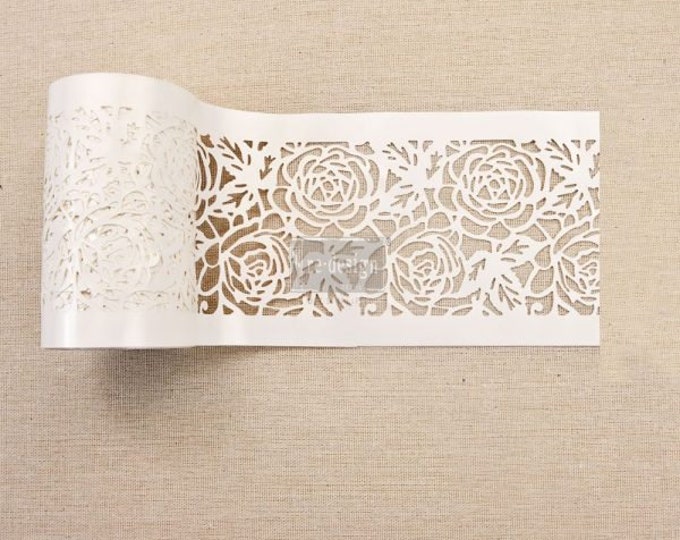 STICK & STENCIL STYLE Roll - Tea Rose Garden - Redesign With Prima - Etsy