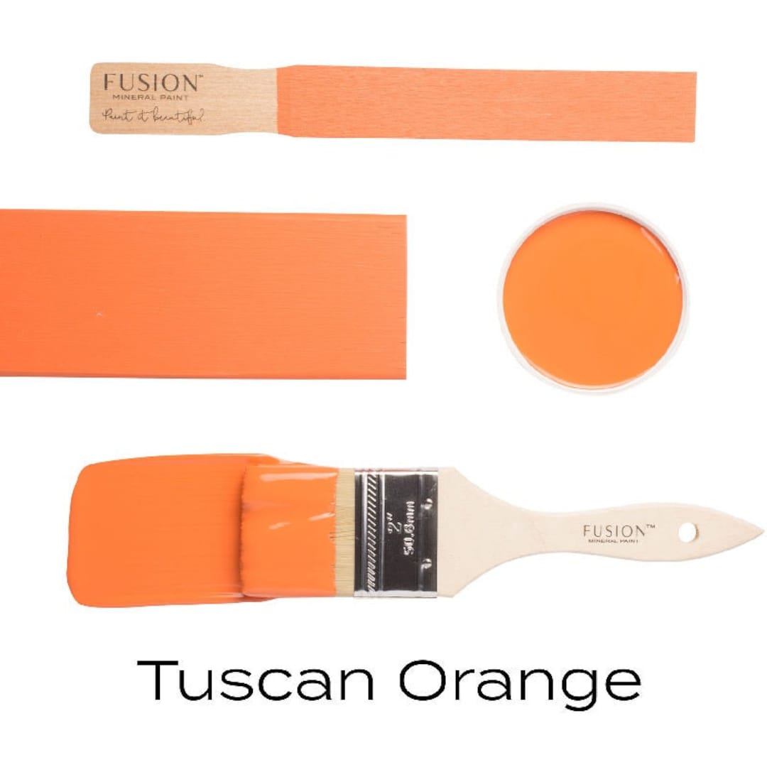 TUSCAN ORANGE - Fusion Mineral Paint - Furniture Paint - Etsy