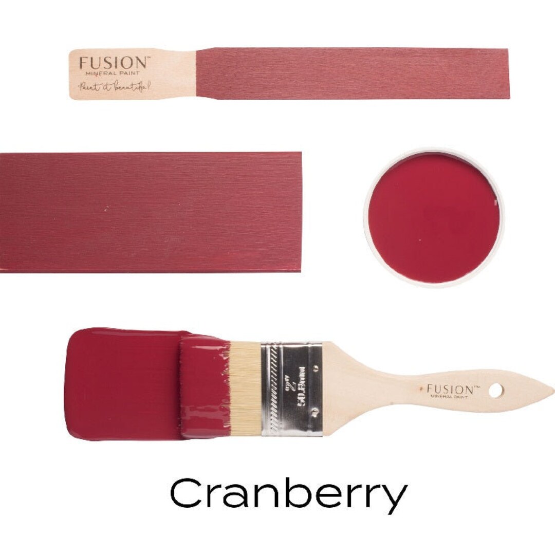 CRANBERRY - Fusion Mineral Paint - Furntiure Paint - Etsy