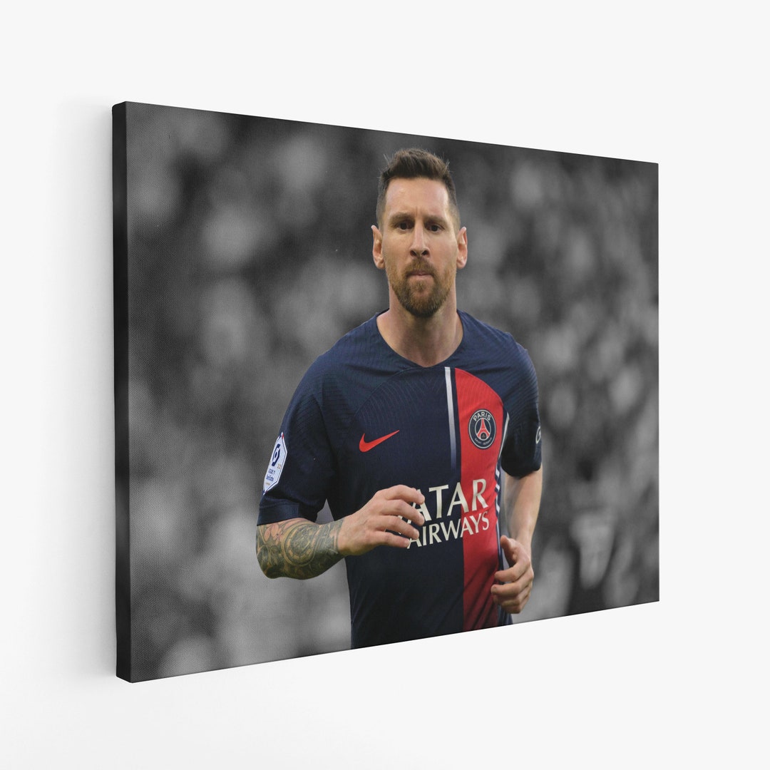 Messi Canvas Wall Art Lionel Messi Poster Messi Argentina Soccer Prints ...