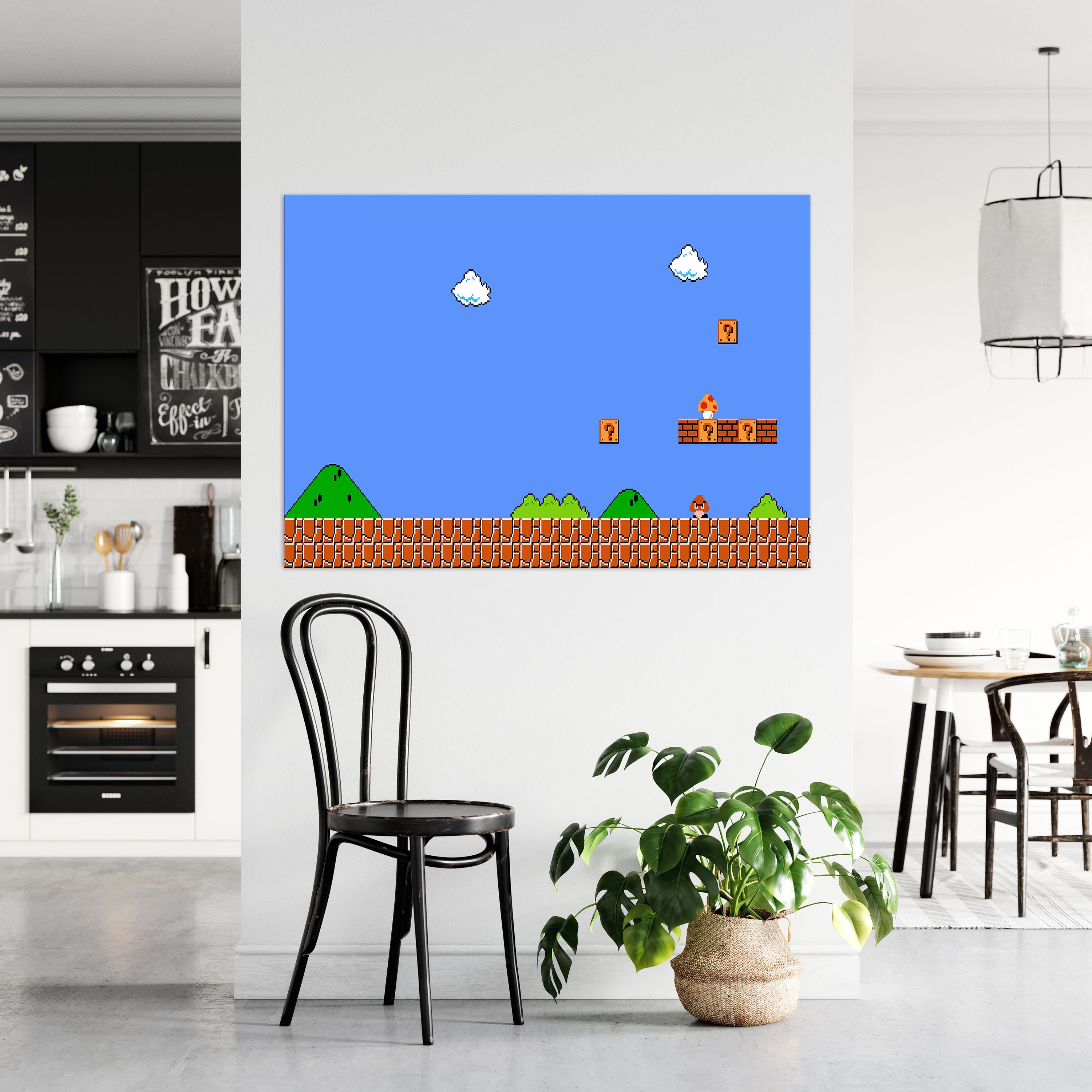 Super Mario Canvas Video Game Art Super Nintendo Canvas Super Mario ...