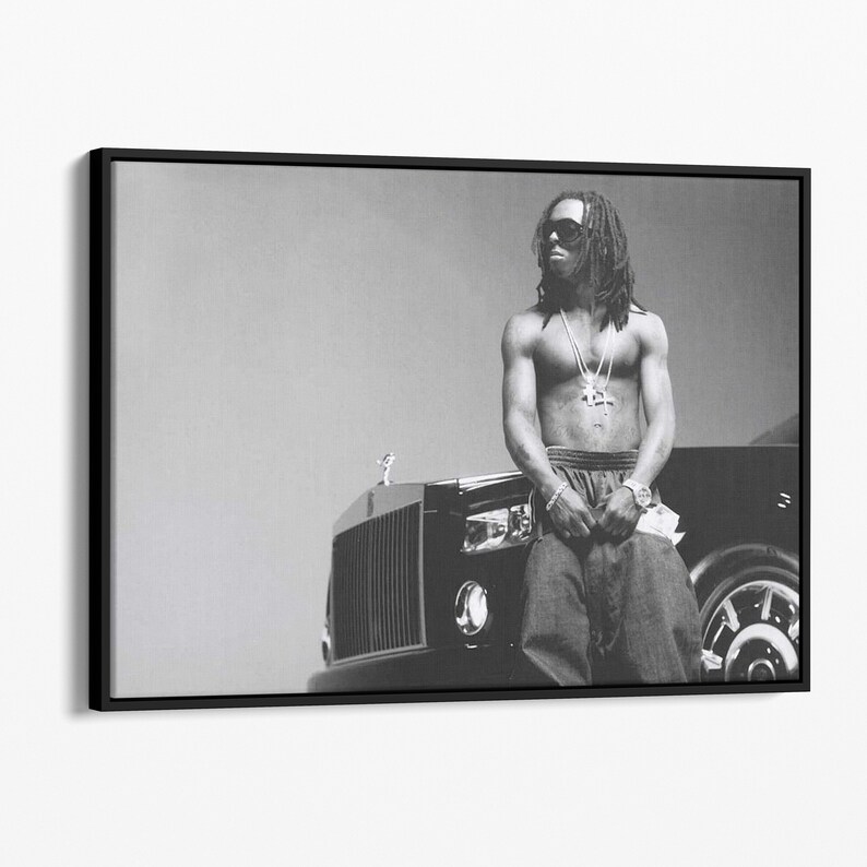 Tha Carter II Album Cover Art Canvas Lil Wayne Poster Hip Hop Decor ...
