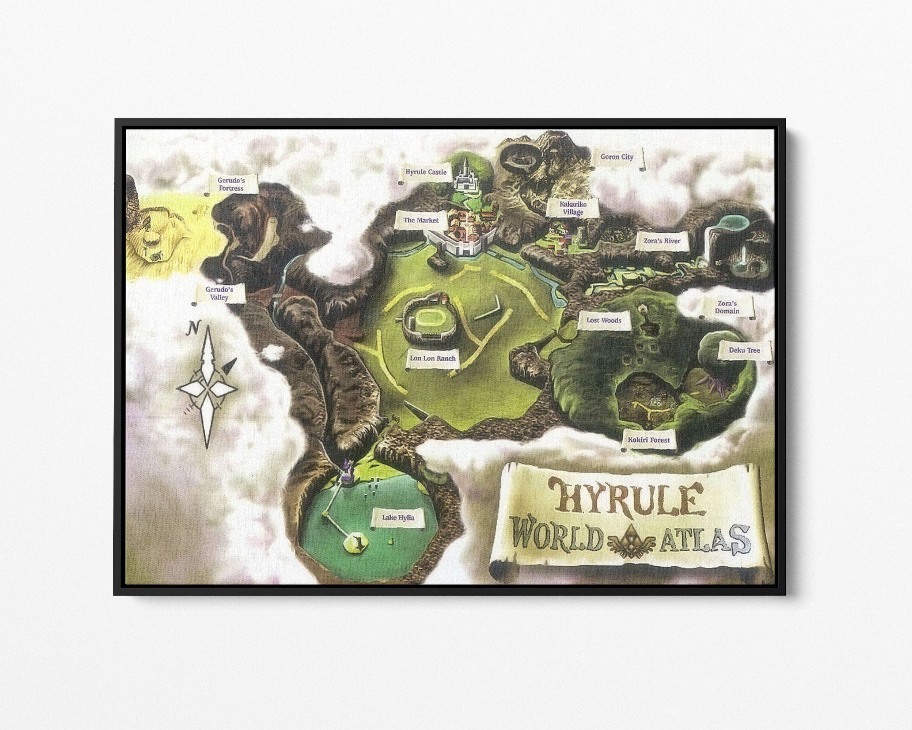 Zelda Map Ocarina Of Time