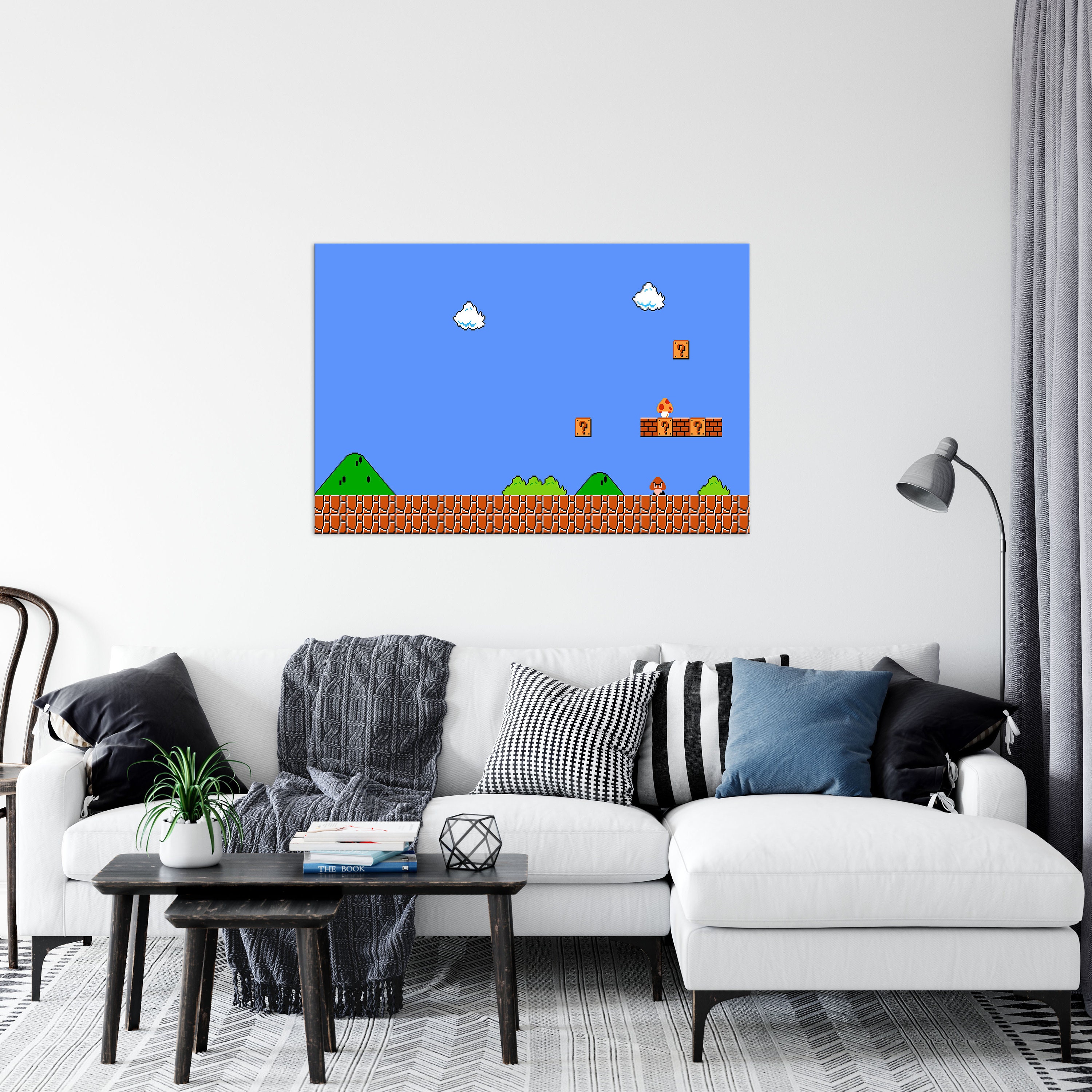 Super Mario Canvas Video Game Art Super Nintendo Canvas Super Mario ...