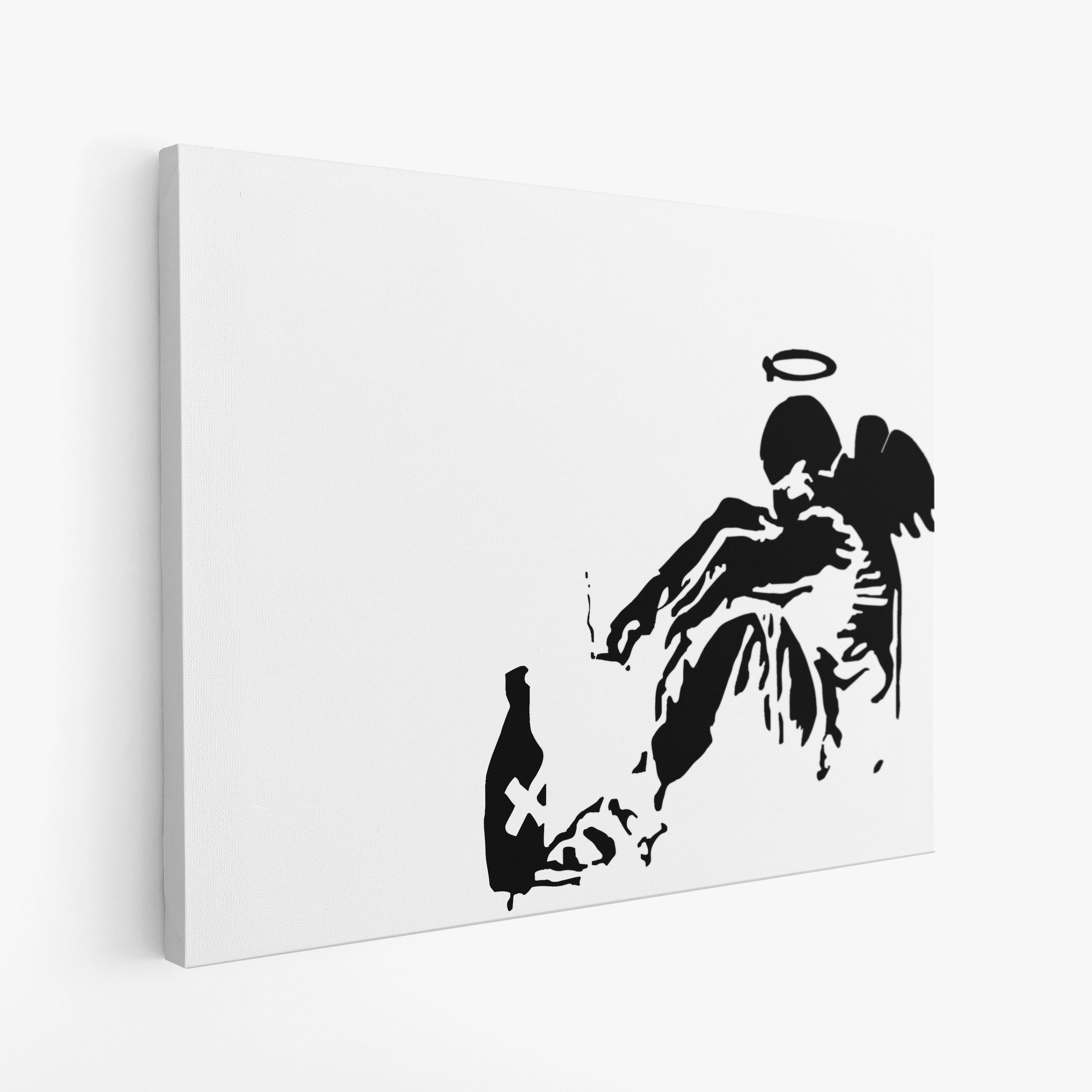 Banksy Fallen Angel Stencil