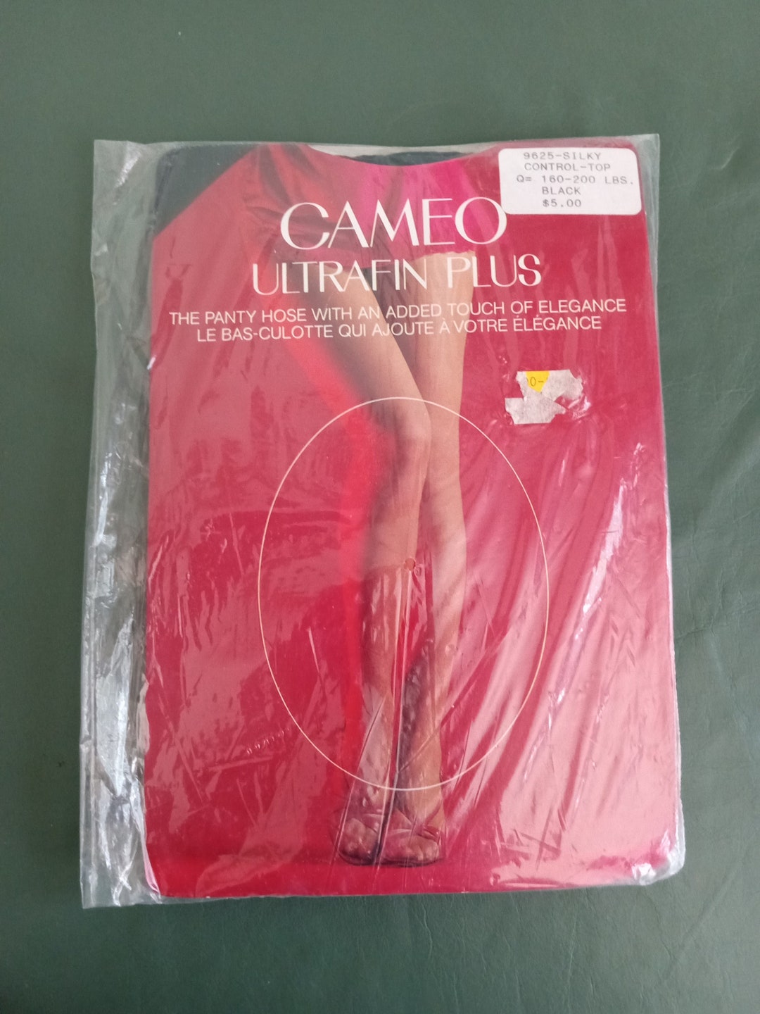 Cameo Ultrafine Plus Panty Hose Stocking 70's Night Shade 160-200 Lbs ...