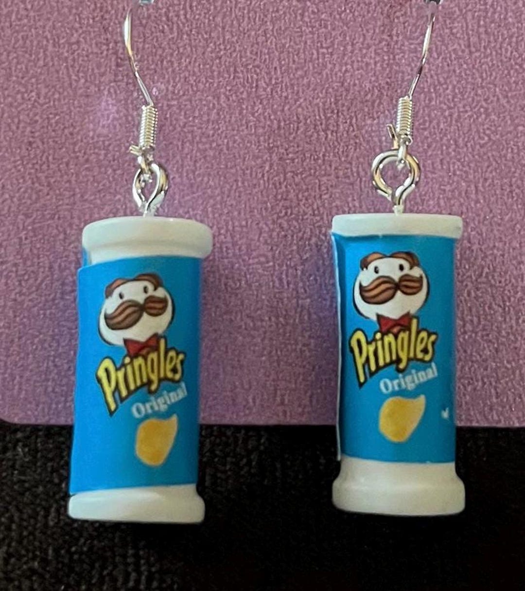 Pringles Original Plain Potato Chip Earrings, Dangle, Drop, Novelty ...