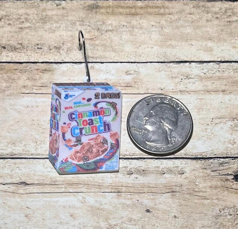 2D FLAT Cinnamon Toast Crunch Cereal Christmas Ornament: Miniature Tree ...