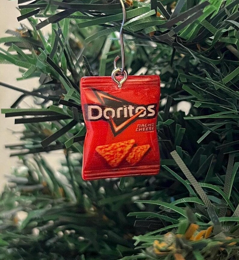 Doritos Nacho Chip Christmas Ornament: Miniature Foodie Gift - Etsy