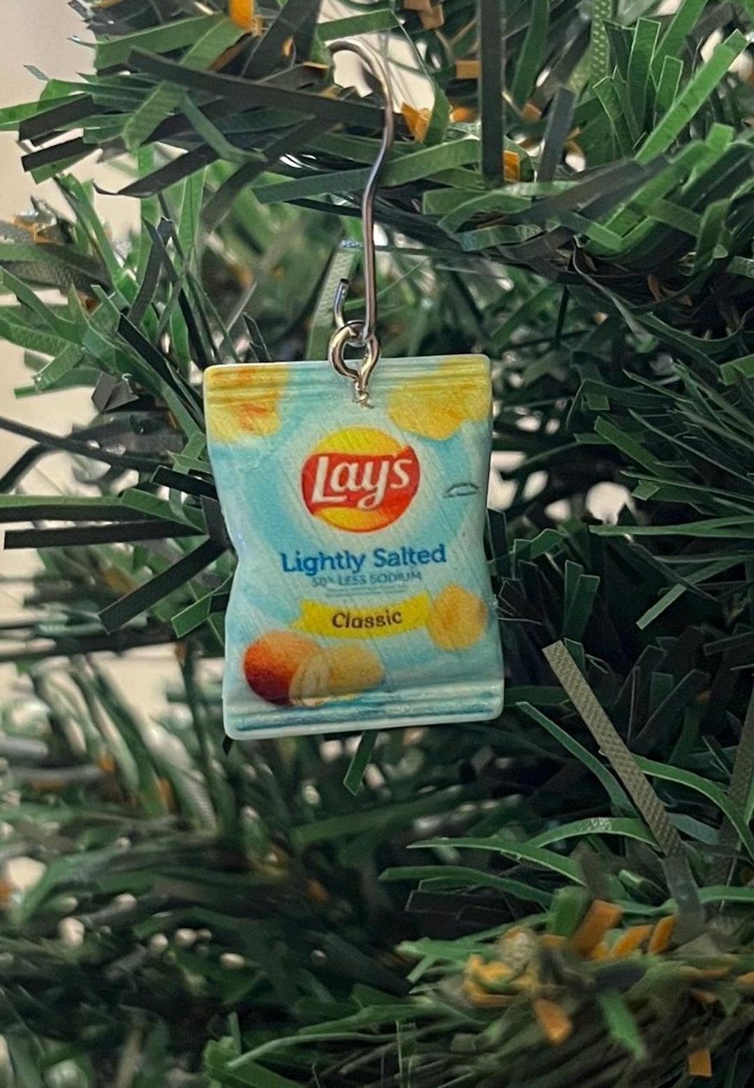 Potato Chip 1 Inch Mini Miniature Christmas Tree Ornament, Novelty ...