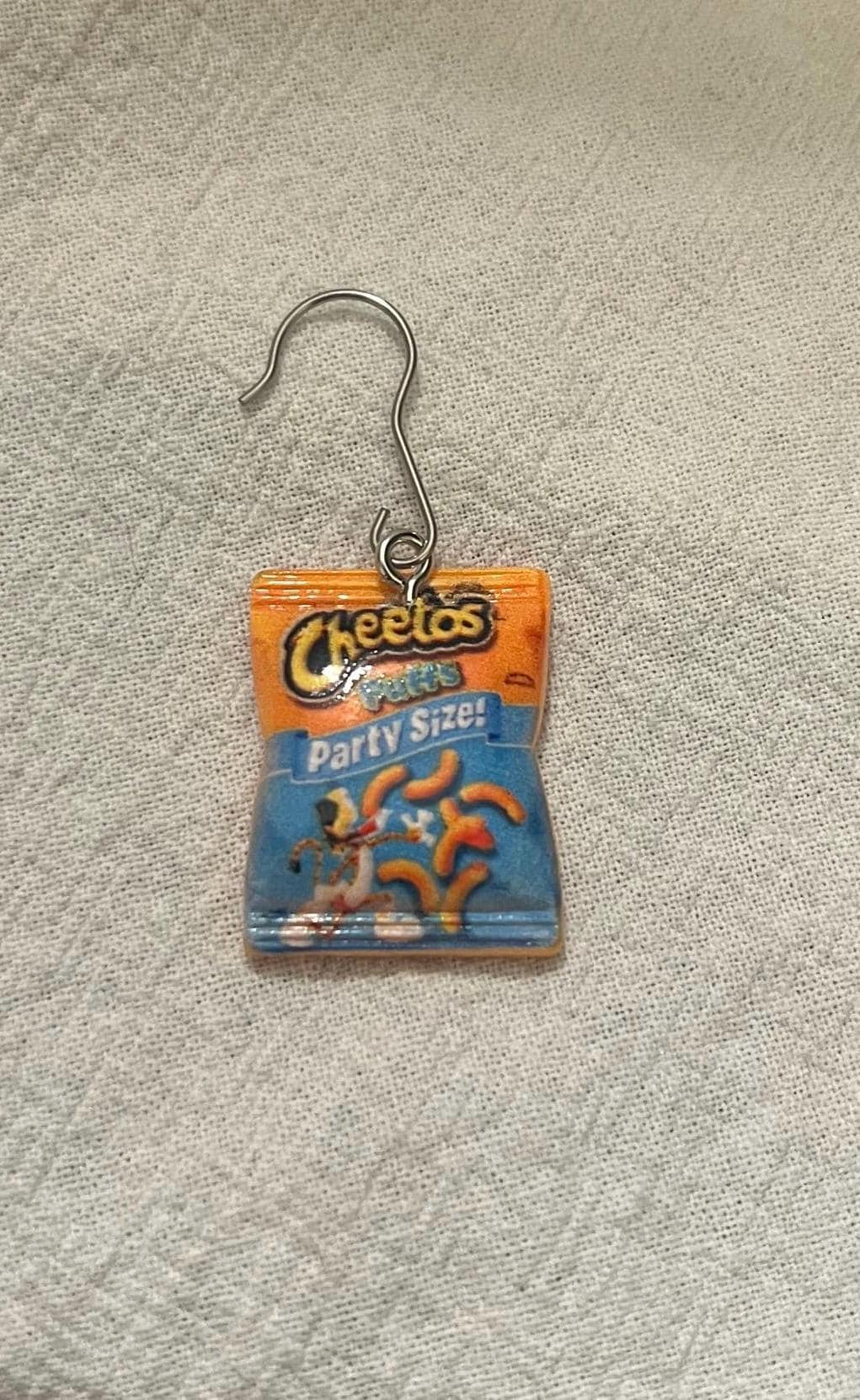 Cheesy Cheese Puff, 1 Inch, Mini, Miniature, Christmas, Tree,ornament ...