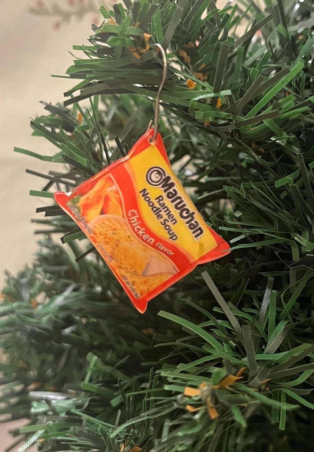 Ramen Noodle Soup Christmas Ornament: Chicken Flavor, Miniature Tree ...
