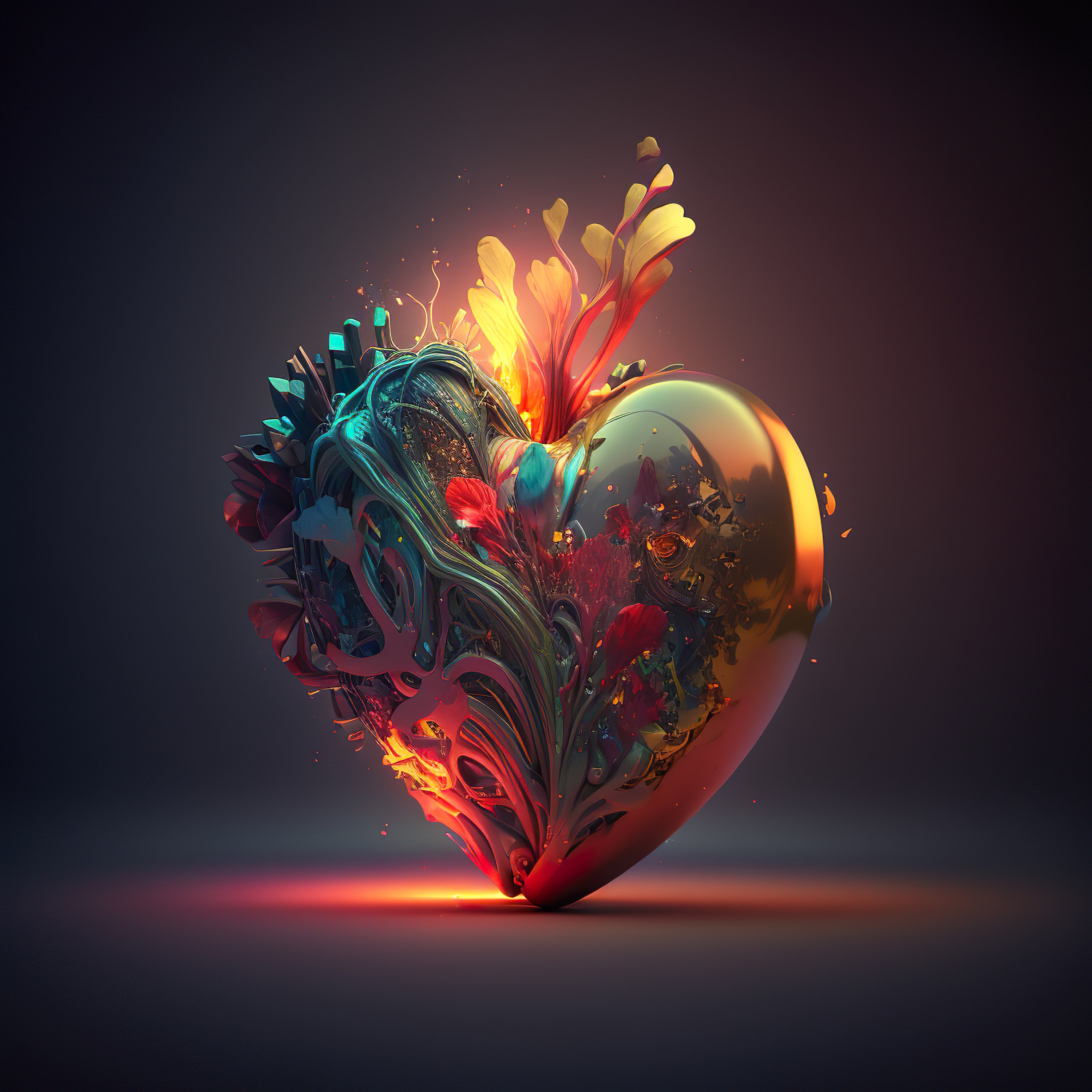 Intricate Heart - Etsy