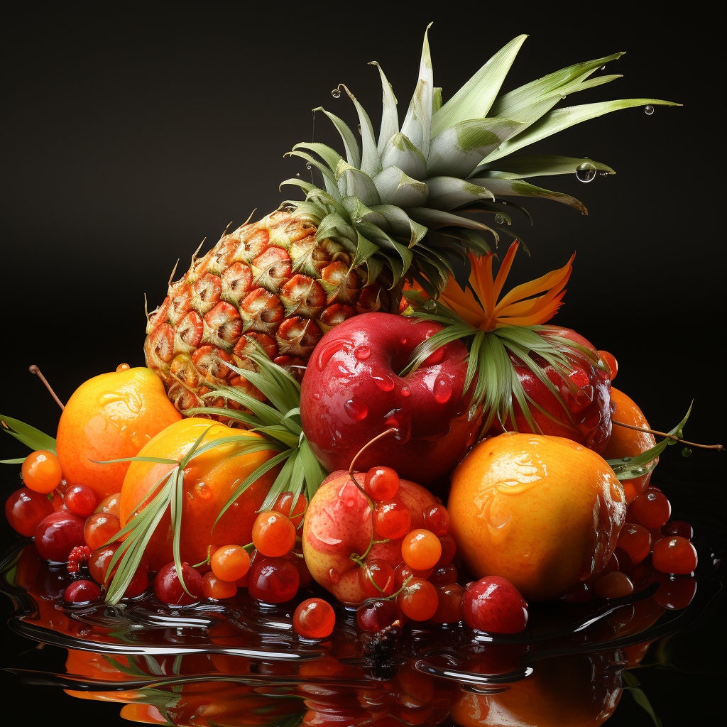 Fruit Portrait - Etsy