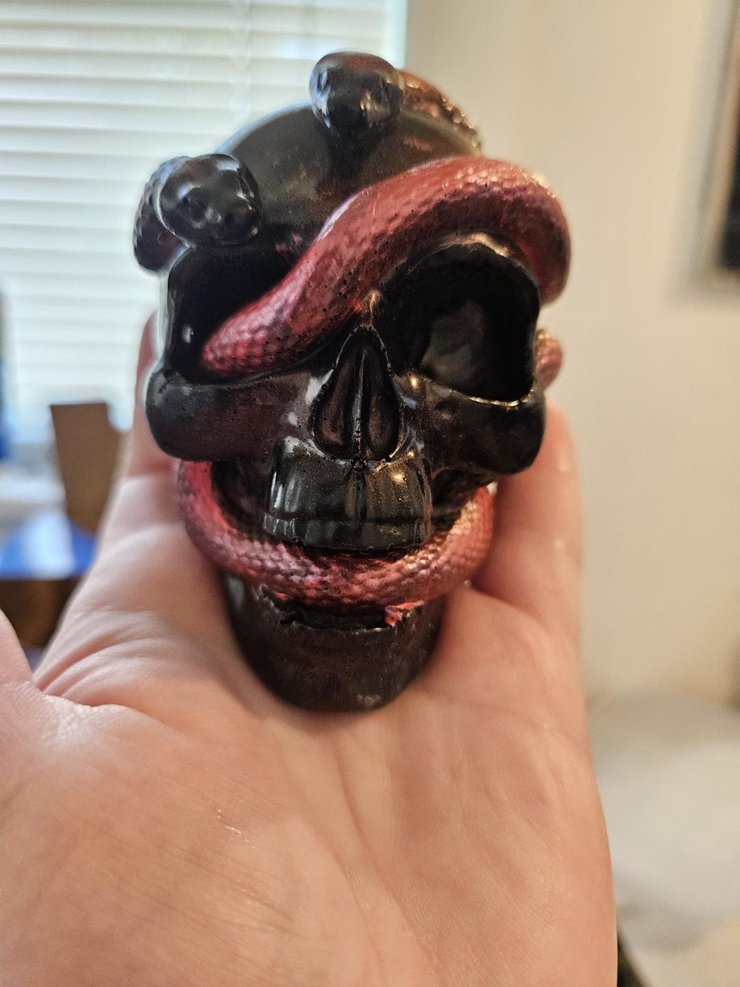 Customizable Skull With Snakes - Etsy