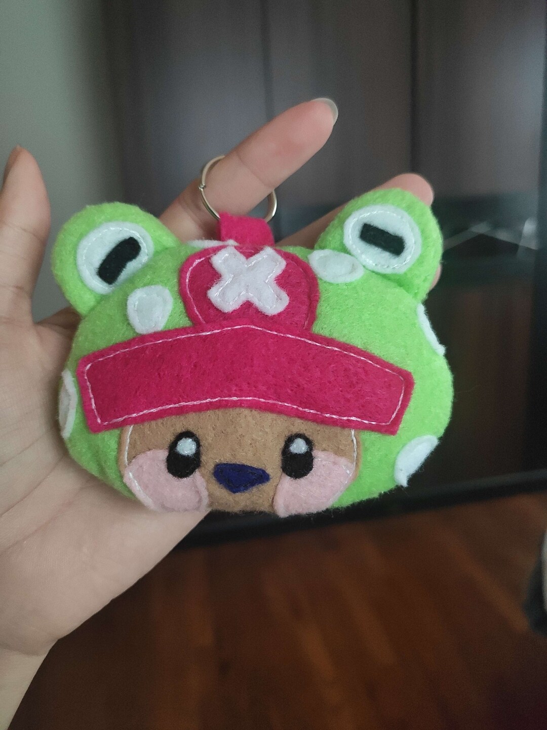HAND SEWN Plush Chopper Keychain - Etsy