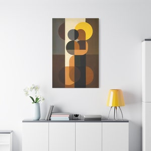 Abstract Couple Embracing Lovers Abstracted Matte Canvas Painting ...
