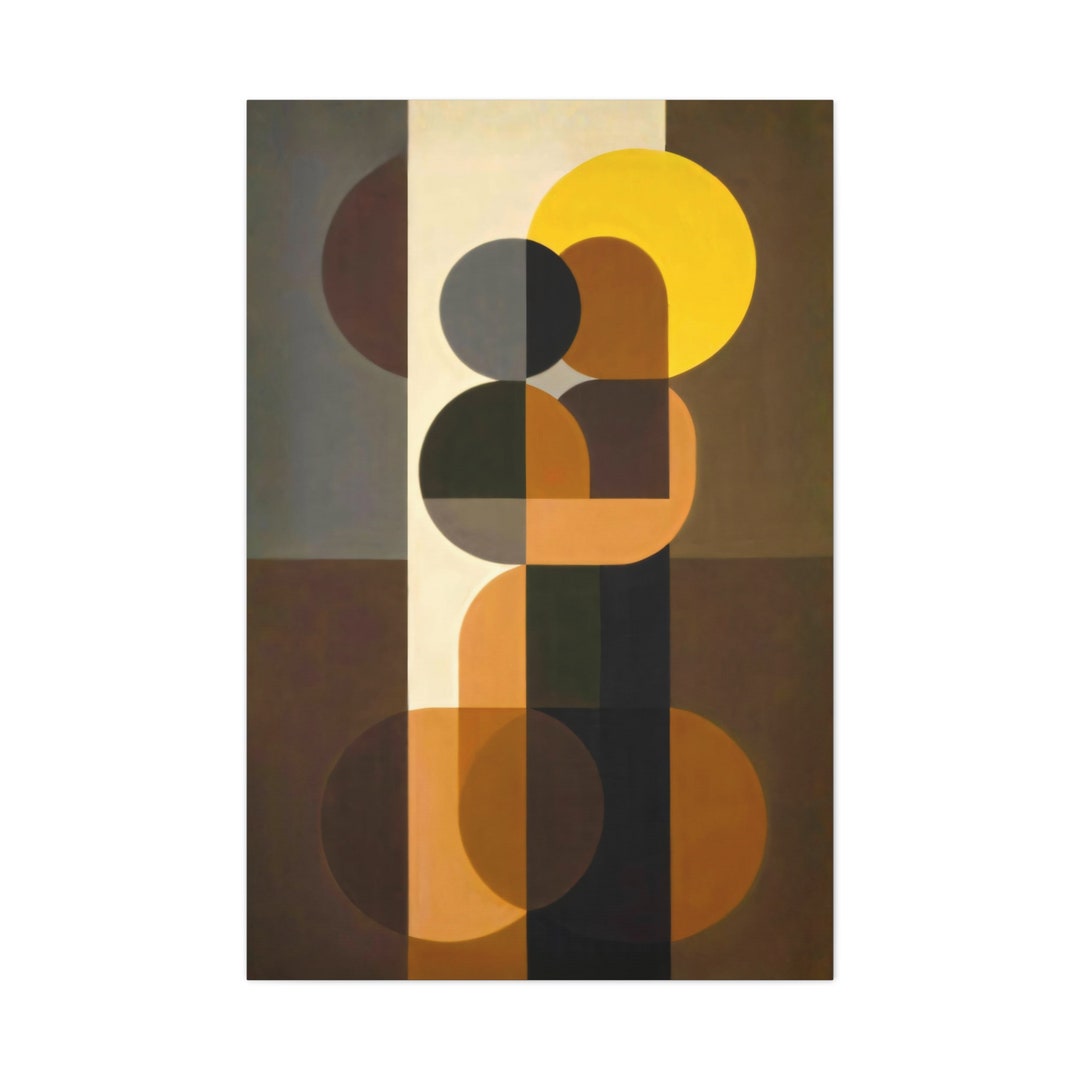 Abstract Couple Embracing Lovers Abstracted Matte Canvas Painting ...