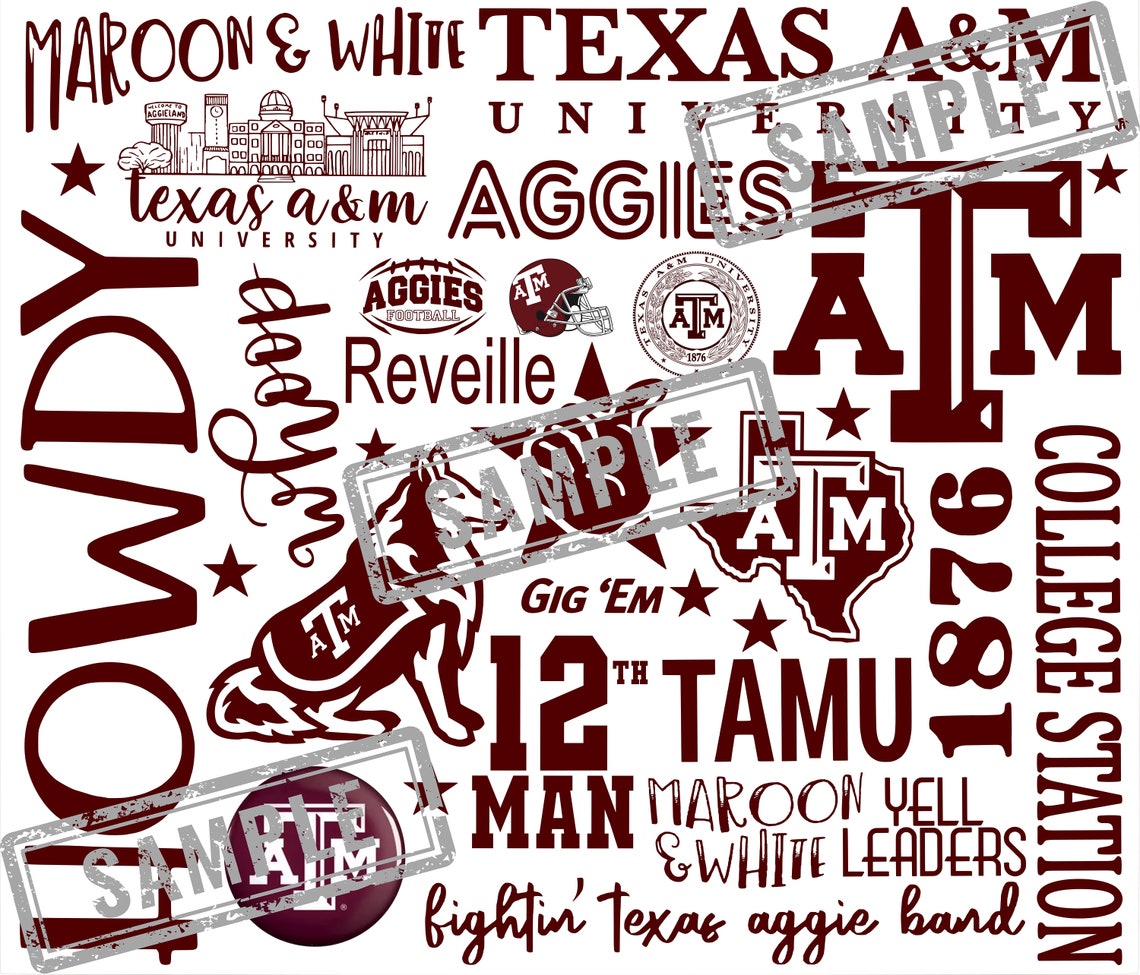 Texas A&M Digital Design - Etsy