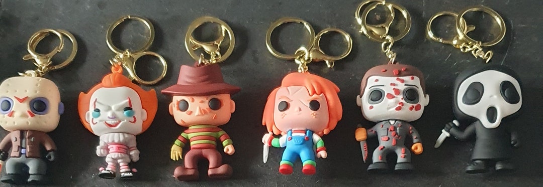 X6 Horror Character Keyrings Set - Etsy