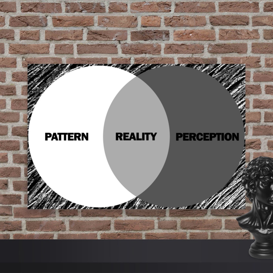 Pattern Perception Venn Diagram Premium Luster Photo Paper - Etsy