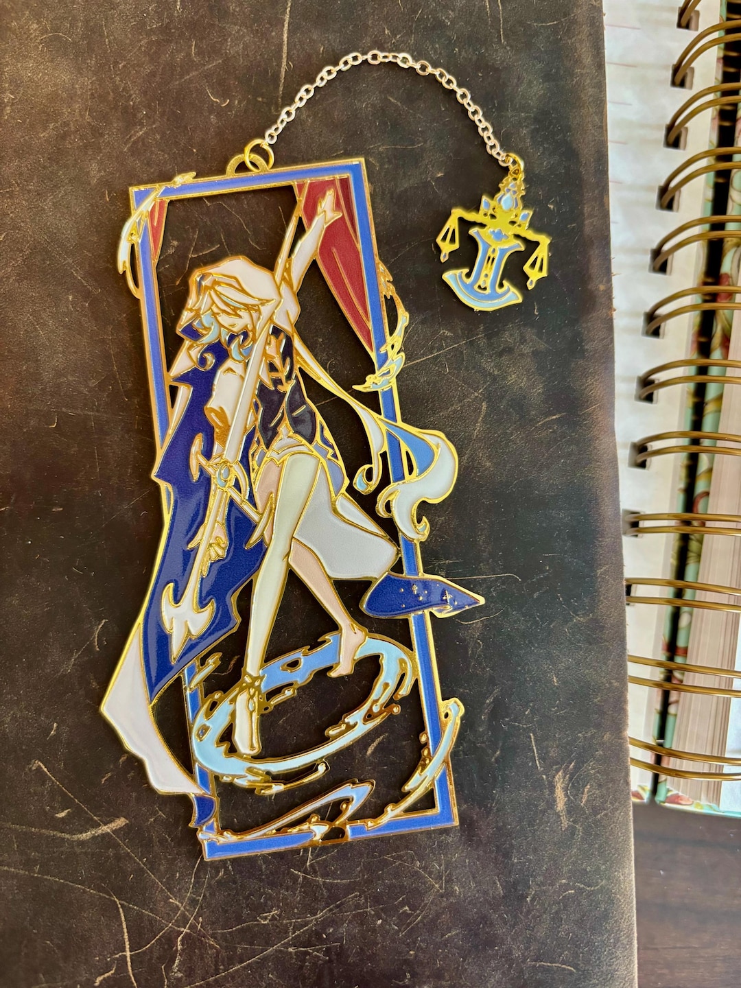 Furina Focalors Fontaine | Genshin Impact | Enamel Bookmark / Charm ...