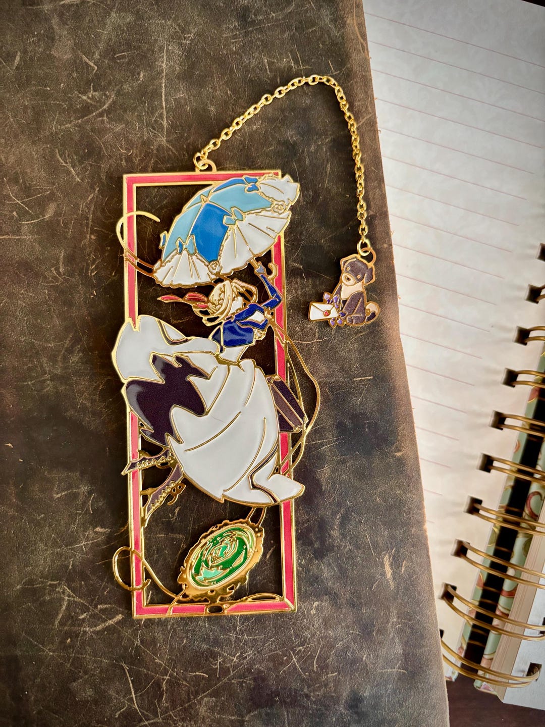 Auto Memory Doll Inspired | Violet | Enamel Bookmark / Charm | 11x4cm ...