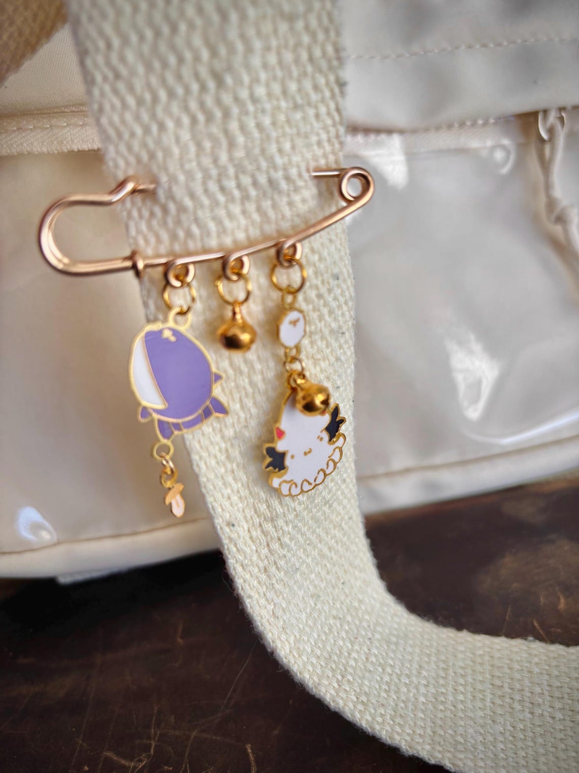 ORV Inspired | Squid and Sunfish | Dangle Pin Charm - Etsy