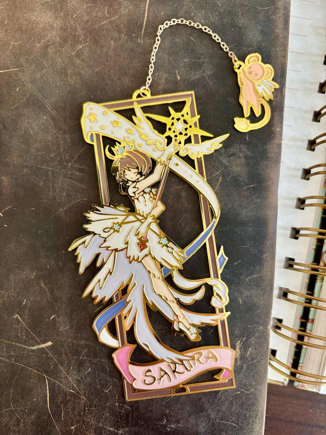 Card Capturor Inspired | Magical Girl | Enamel Bookmark / Charm ...