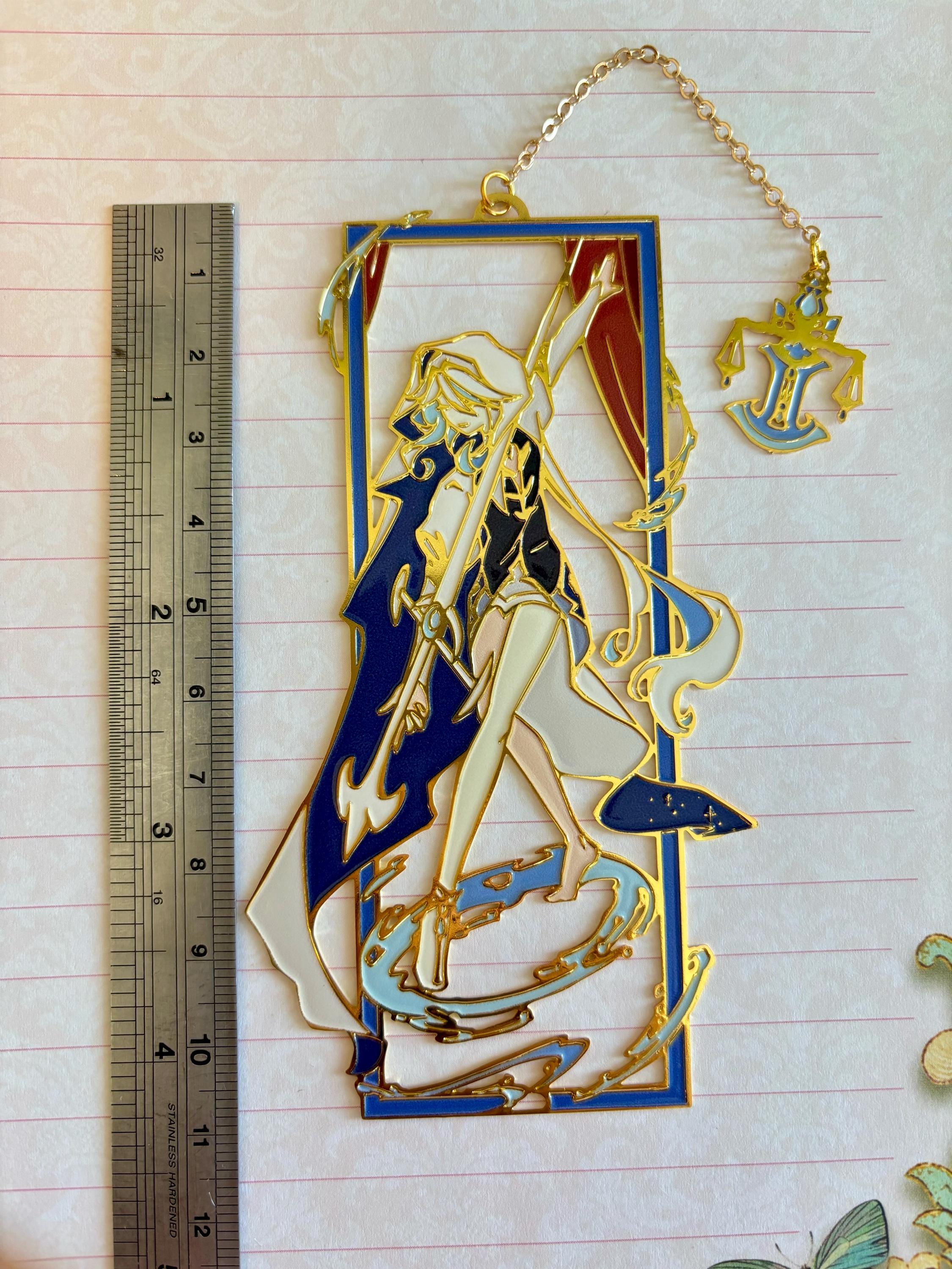 Furina Focalors Fontaine | Genshin Impact | Enamel Bookmark / Charm ...