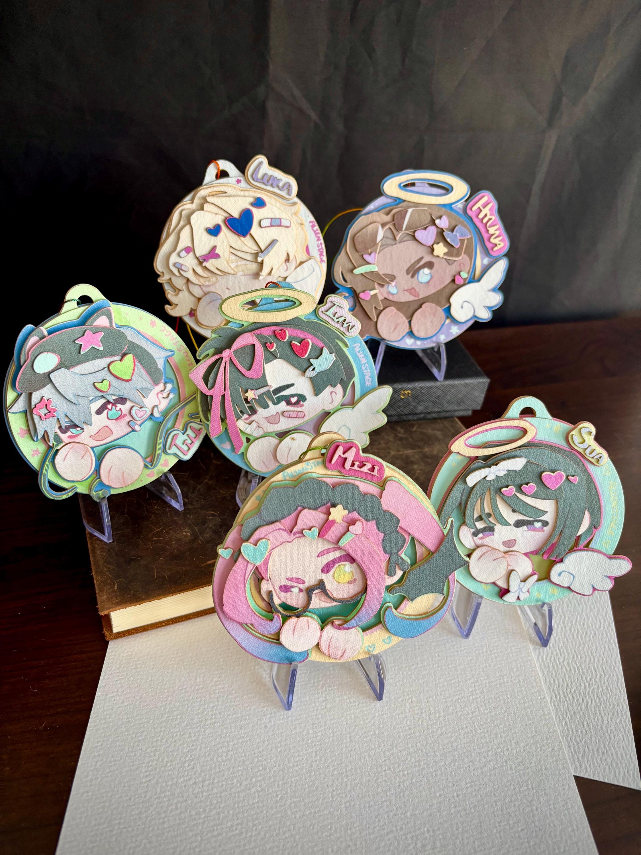 Sua | ALNST | Paper Biscuit, Charm/ornament | ~10x9cm - Etsy