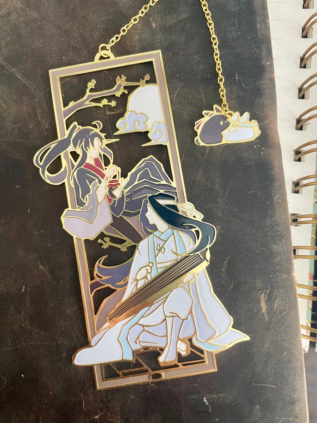 MZDS Founder of Diabolism | LZ & WY | Enamel Bookmark / Charm | 11x4cm ...