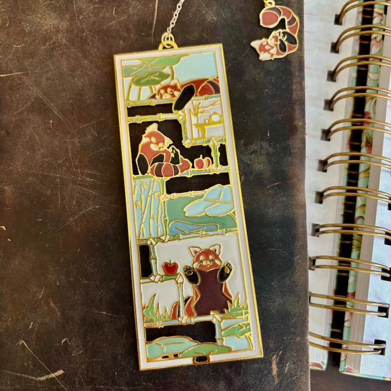 Panda Bookmark - Etsy