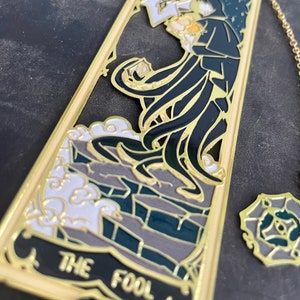 Tarot Card: the Fool | LOTM | Mr Fool | Enamel Bookmark / Charm ...