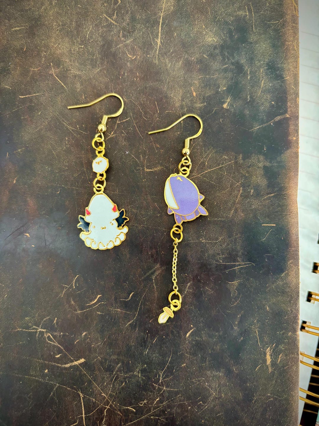 ORV Inspired | Squid and Sunfish | Thin/light Double-sided Enamel ...