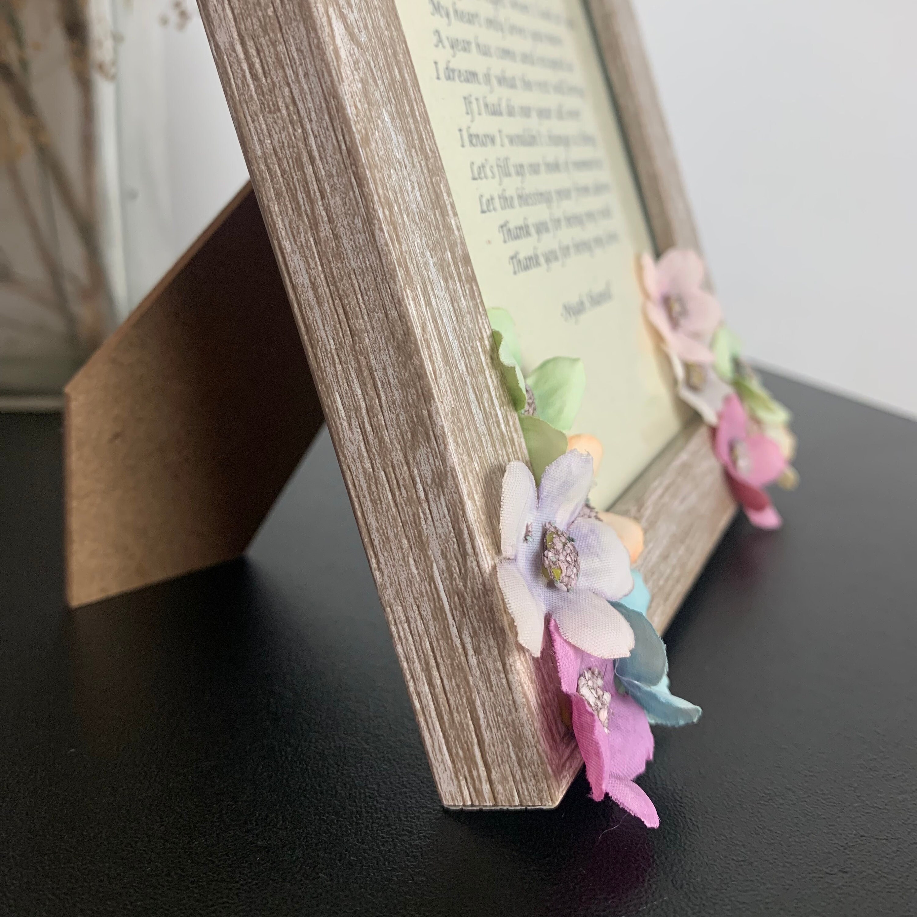 Personalized Poetry Picture Frame Custom Framed Poem - Etsy