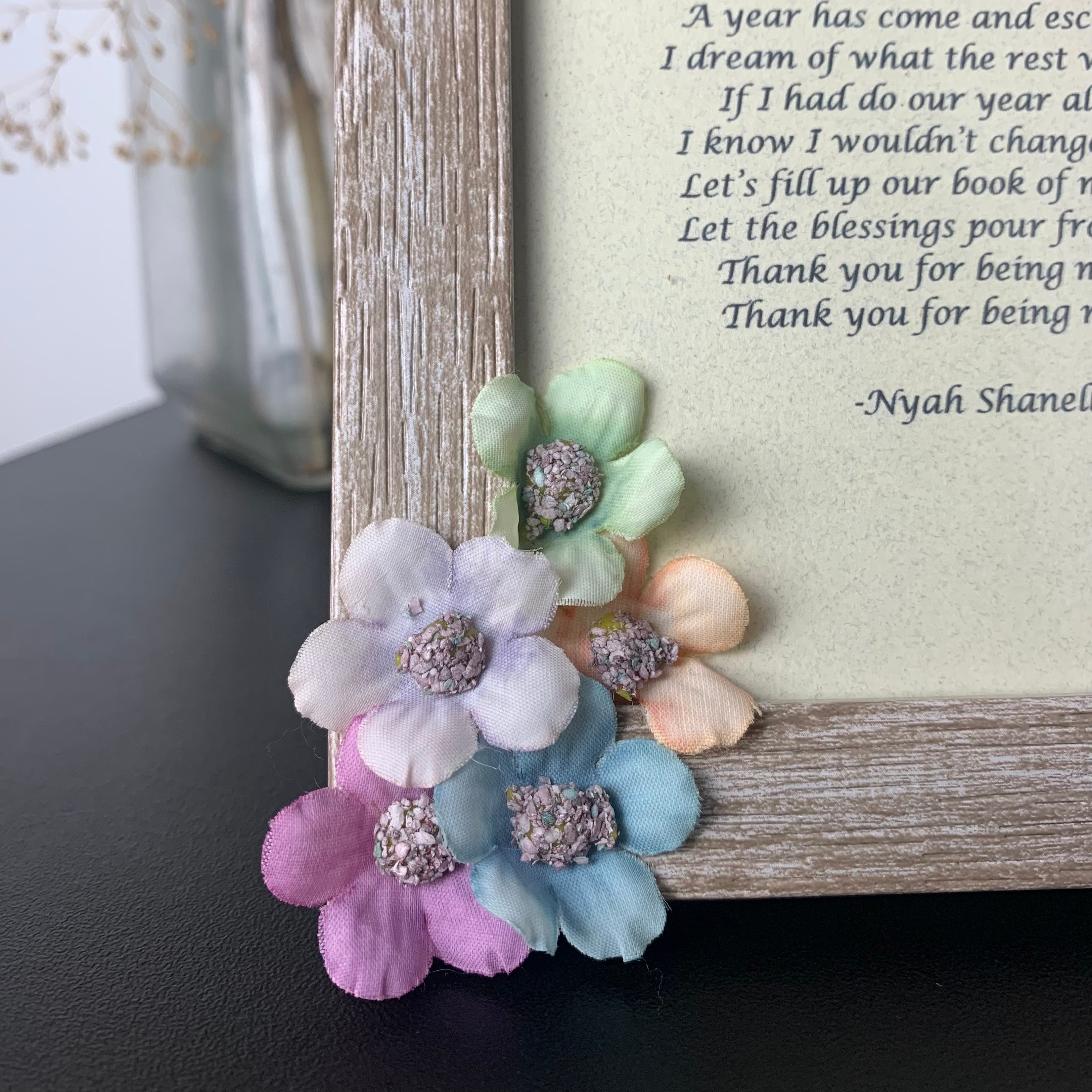 Personalized Poetry Picture Frame Custom Framed Poem - Etsy