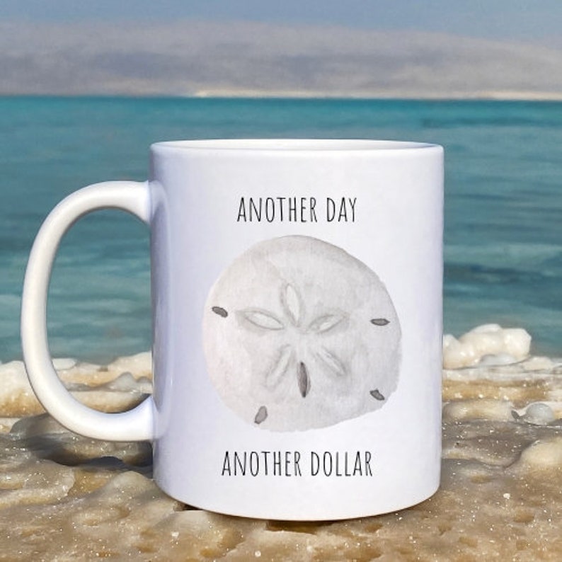 Hand-painted Sand Dollar Mug Beach Coffee Mug Gift for - Etsy
