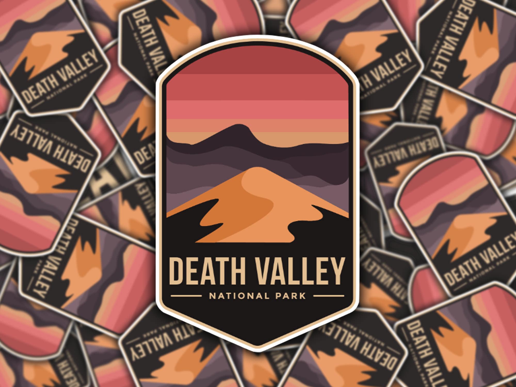 National Park Sticker, National Park Decal, Laptop Sticker Art ...