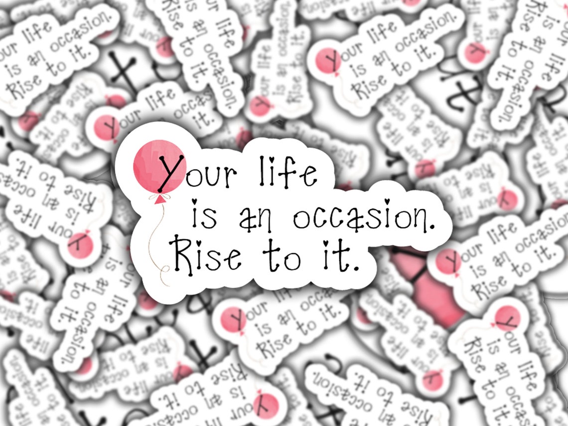 Cute Saying Stickers, Motivational Decal, Laptop Sayings Decal, Cute ...