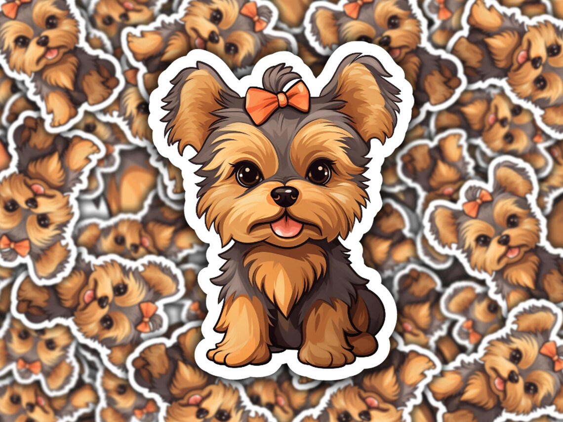 Kawaii Dog Stickers, Dog Decal, Cute Dog Decal - Etsy