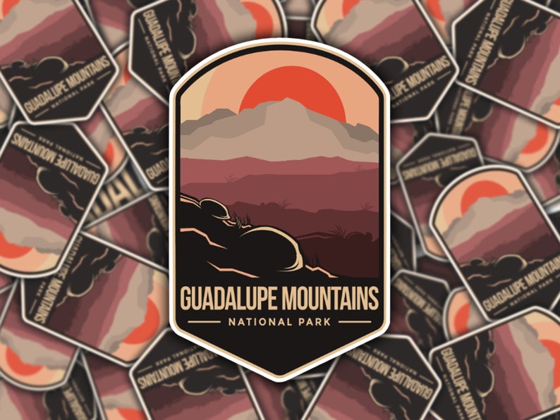 National Park Sticker, National Park Decal, Laptop Sticker Art ...