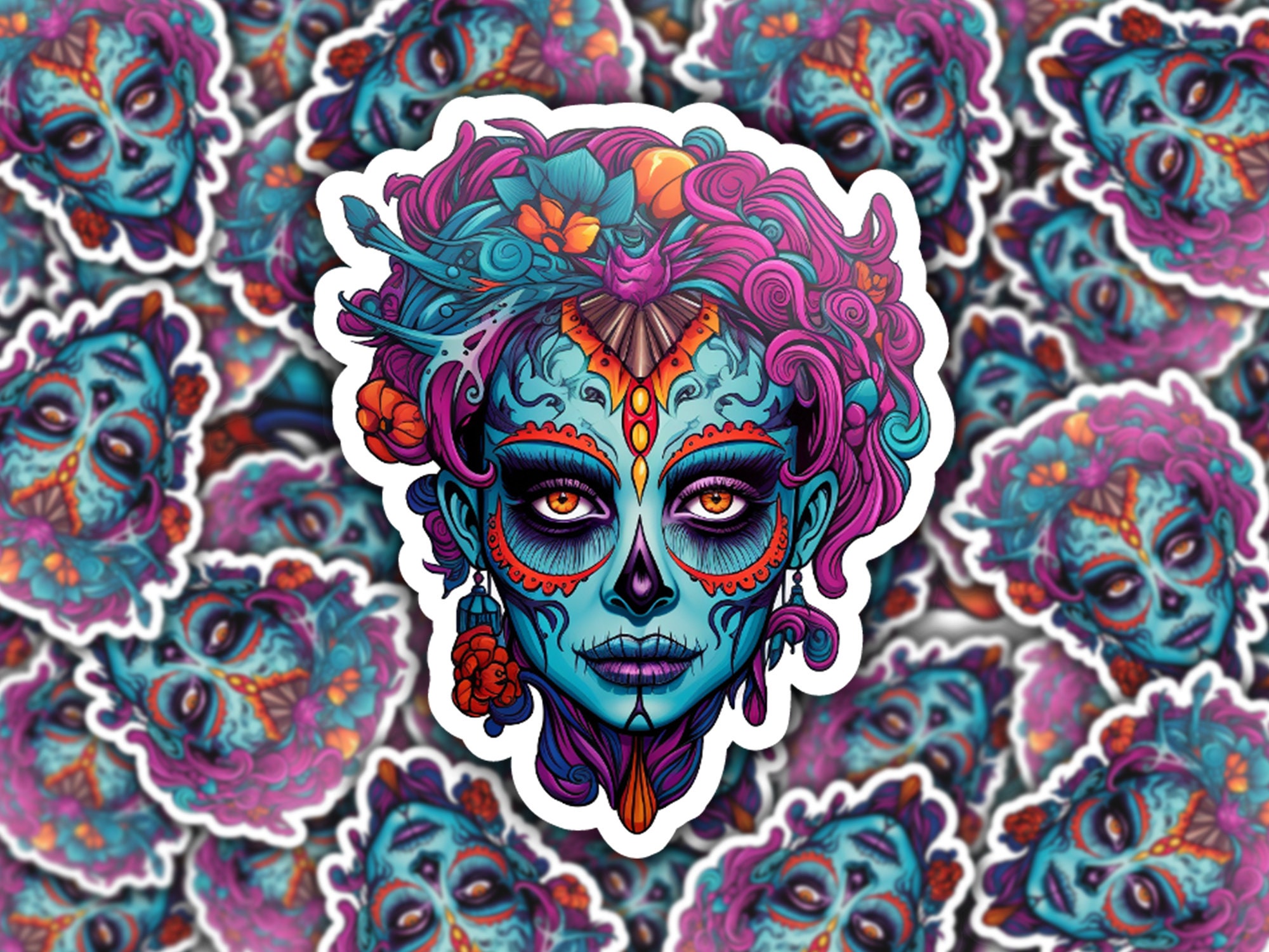 Voodoo Decal, Voodoo Adhesive Art, Laptop Decal, Voodoo Laptop Sticker ...