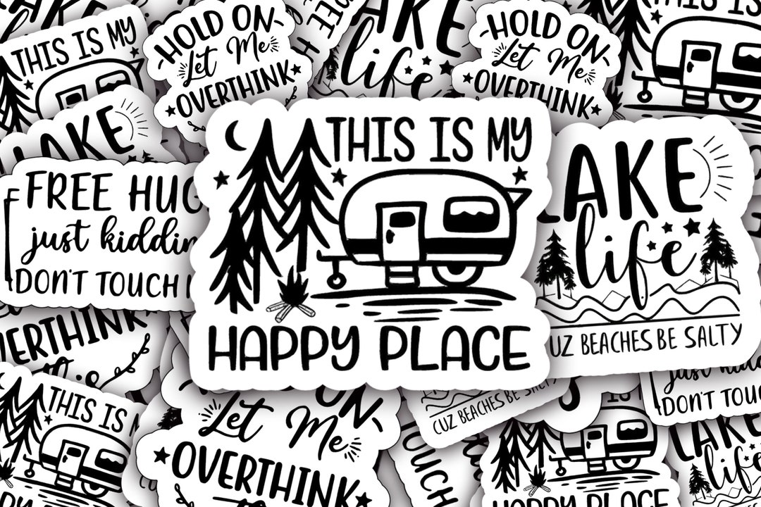 Cute Saying Stickers, Motivational Decal, Laptop Sayings Decal, Cute ...